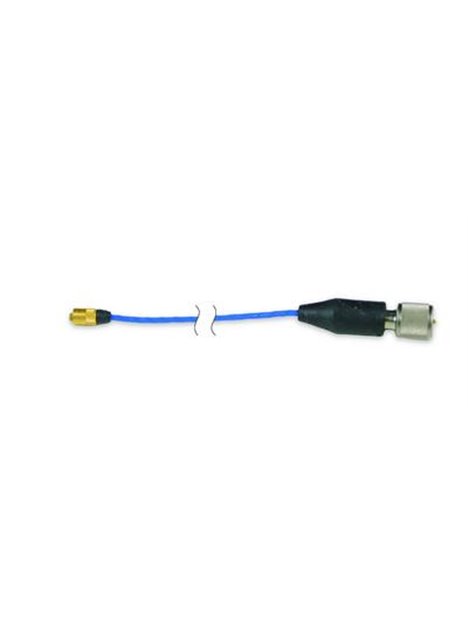 Cable for uni-axial piezoelectric sensors